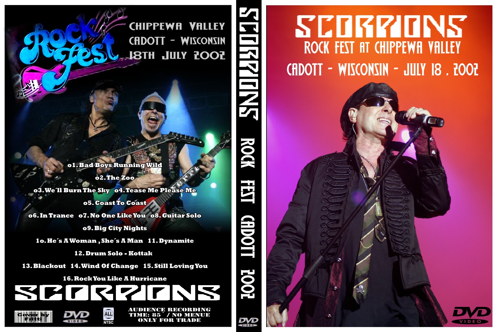 chmetal bootlegs .:. Video Recordings (Powered by MyHobbySite)