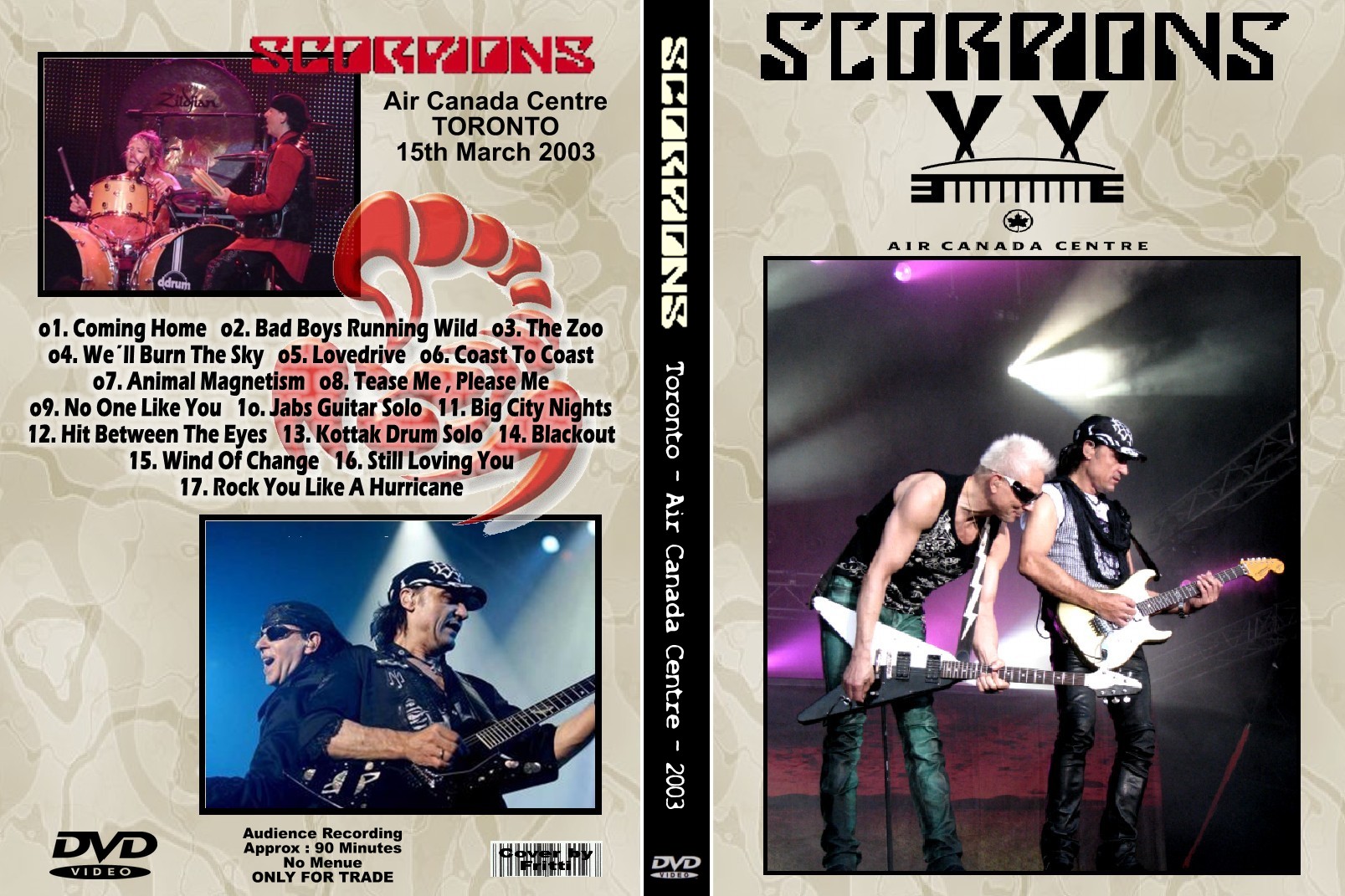 chmetal bootlegs .:. Video Recordings (Powered by MyHobbySite)