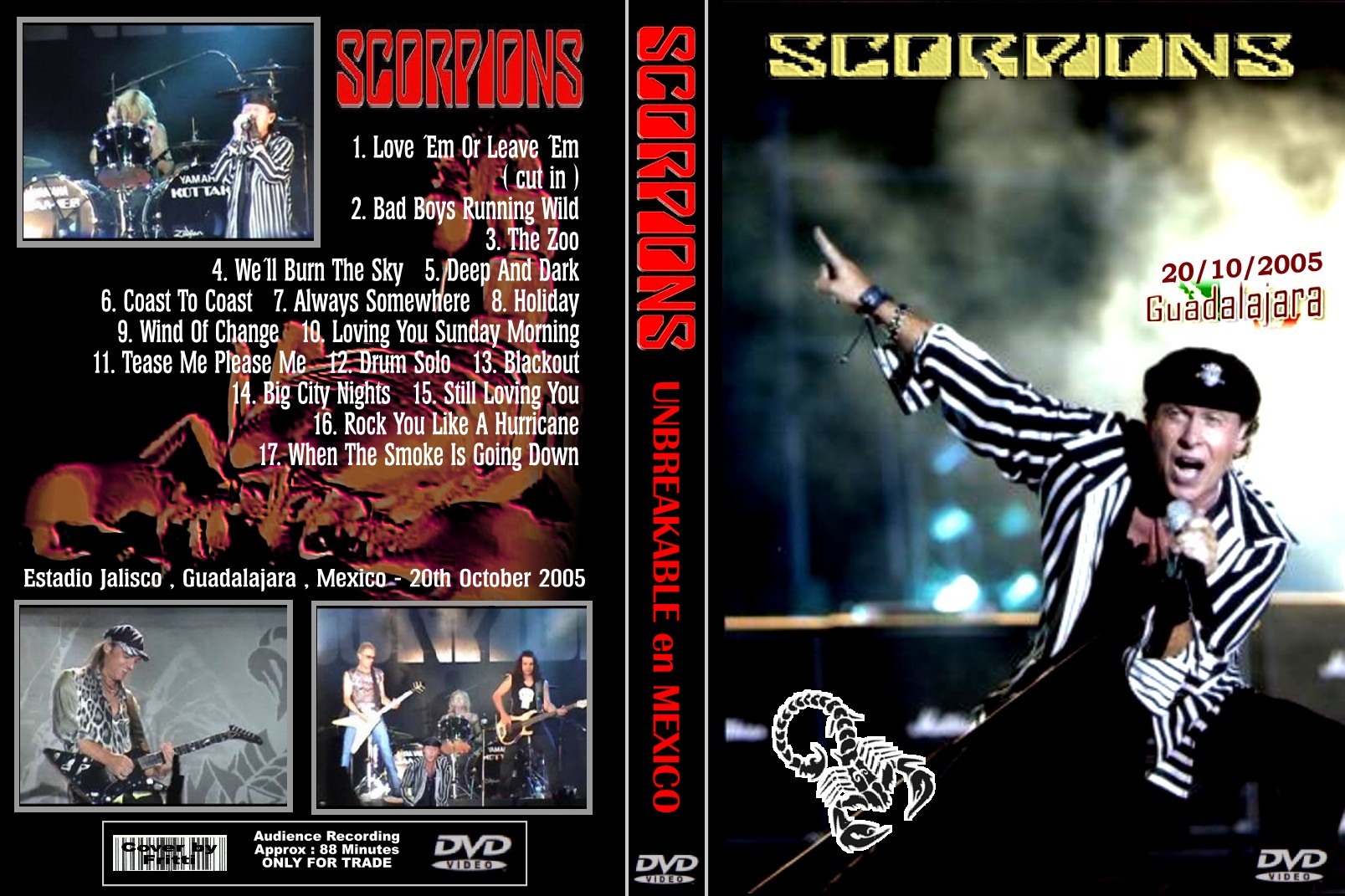 chmetal bootlegs .:. Video Recordings (Powered by MyHobbySite)